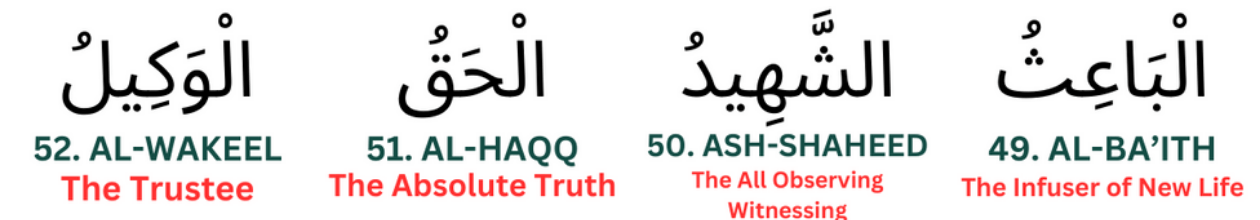 The 99 Names of Allah: Al Asma ul Husna - Islamic Mentors