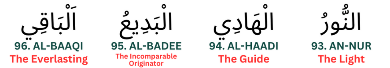 The 99 Names of Allah: Al Asma ul Husna - Islamic Mentors